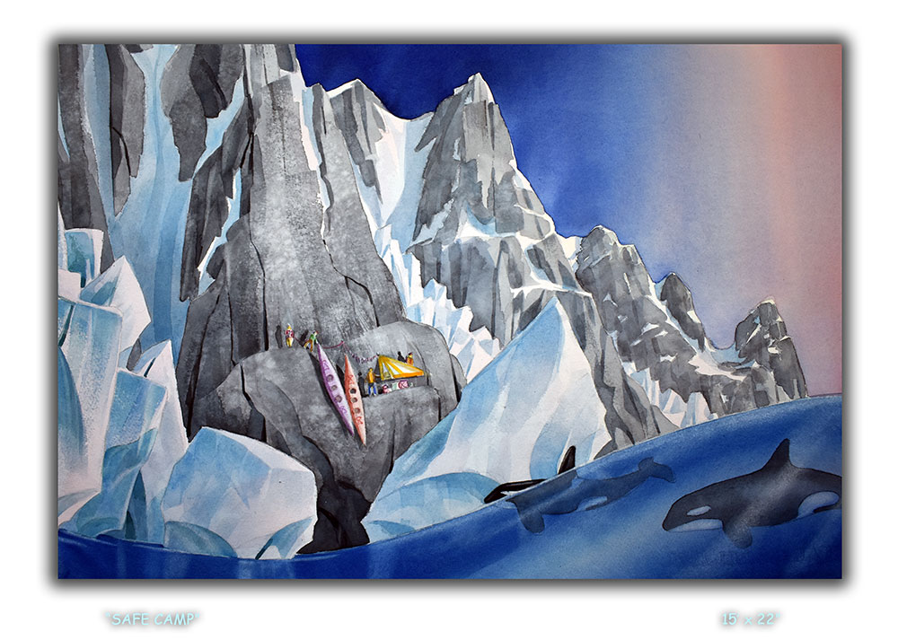 "Safe Camp" $1,000 - Extreme Dreams Art Gallery